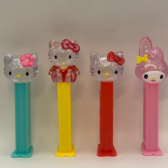 Accessories | Hello Kitty Pez Dispensers Set Of 4 | Poshmark